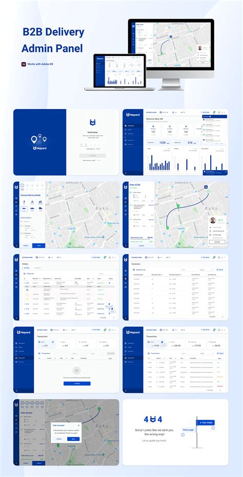 B2b Delivery Admin Dashboard On Behance