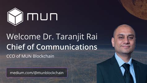 Introducing A New Core Team Member Chief Of Communications Dr