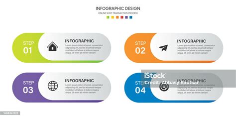데이터 비즈니스 시각화 요소 배경 템플릿을 위한 비즈니스 타임라인 인포그래픽 단계 차트에 대한 스톡 벡터 아트 및 기타 이미지 차트 5 아이디어 Istock
