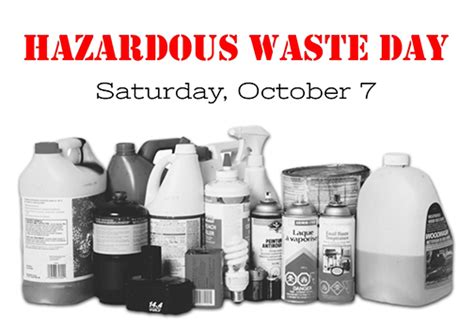 Hazardous Waste Day Set For Saturday At Fairgrounds Aurora News Register