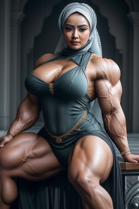 Hijab Muscular Girl By Kenitawang561 On Deviantart