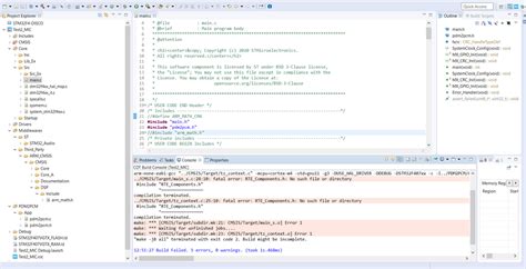 Solved Rtecomponentsh Not Found When Using Cmsis Dsp On Stmicroelectronics Community