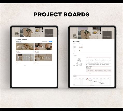 Notion Project Management Dashboard Notion Template Notion Planner