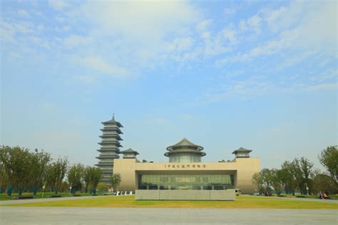 扬州中国大运河博物馆大运塔景观园林建筑摄影摄影素材汇图网
