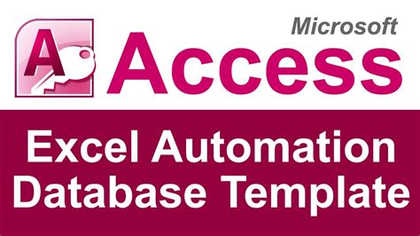 Microsoft Access Excel Automation From Microsoft Access Experts Youtube