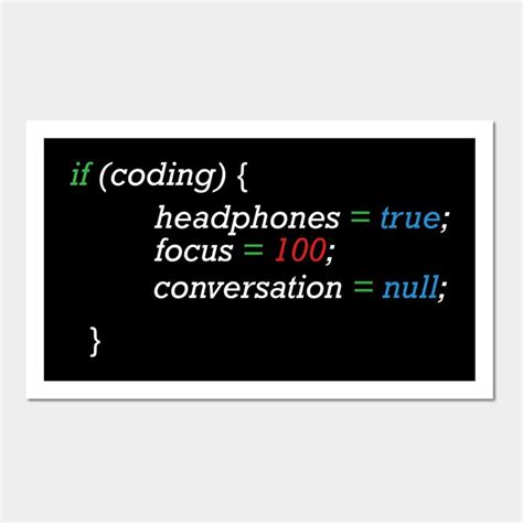 If Coding Headphones Focus Funny Coder Geek Nerd
