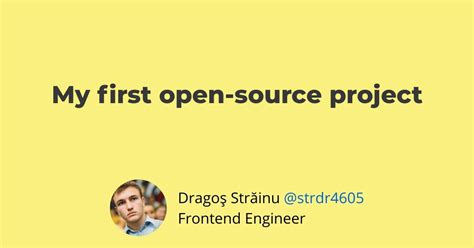 my first open source project