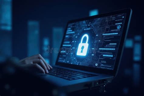 Cyber Defense Innovative Techniques For Secure Networks Stock Illustration Illustration Of