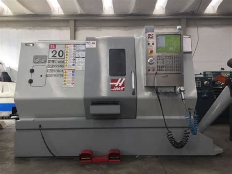 Used Haas Sl 20 Lathe With Live Tooling Only Few Working Hours