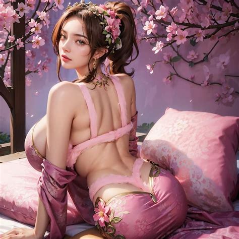 Oriental Beauty Female Asian Girl Premium Ai Generated Image
