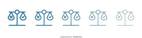 Ethics Icon Symbol Collection Thin Outline Stock Vector Royalty Free 2584859443 Shutterstock