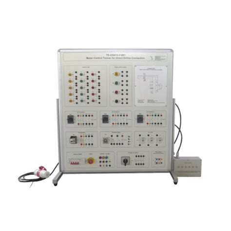 Motor Control Trainer For Direct Online Connection Teaching Equipment Electrical Engineering