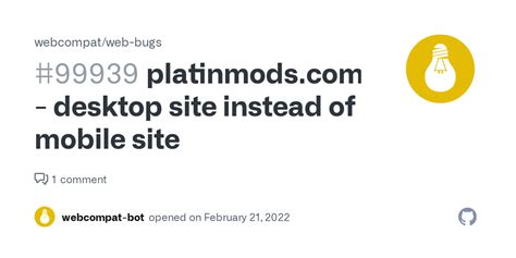Desktop Site Instead Of Mobile Site · Issue 99939