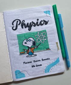 Portada De Educación Física Snoopy