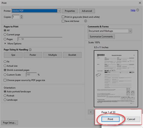 Reprinting Pdf To Sureprep Specifications