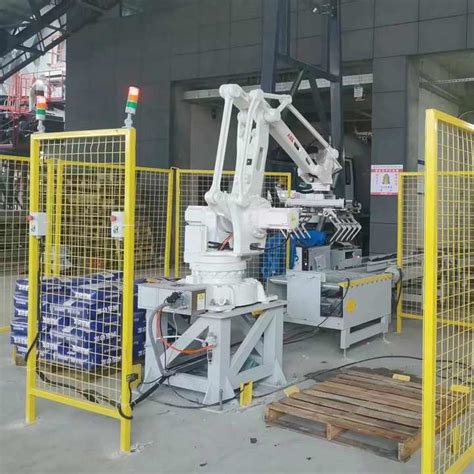 High Precision Abb Robot Palletizer 20kg Robot Arm Packaging Line Bag Box Bottle Palletizer