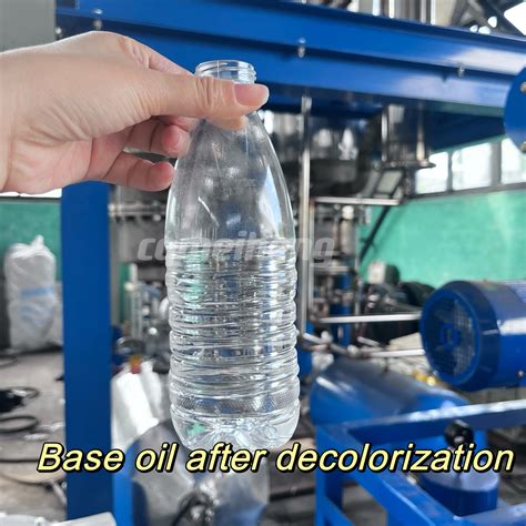 폐유에서 디젤 증류 소형 블랙 엔진 오일 재활용 기계