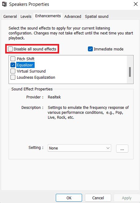 A Quick Guide To Get Best Equalizer Settings In Windows 11