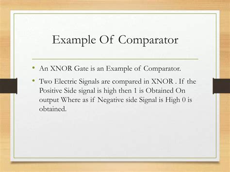 Comparator And Odd Prime Number Detector Ppt