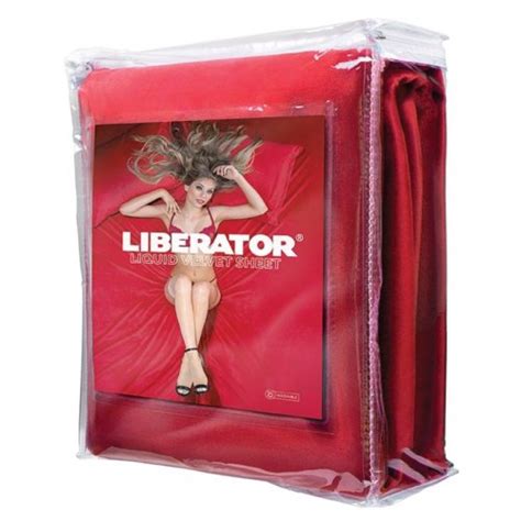 Liberator Fascinator Liquid Velvet Queen Size Sheets Red Sex Toys At Adult Empire