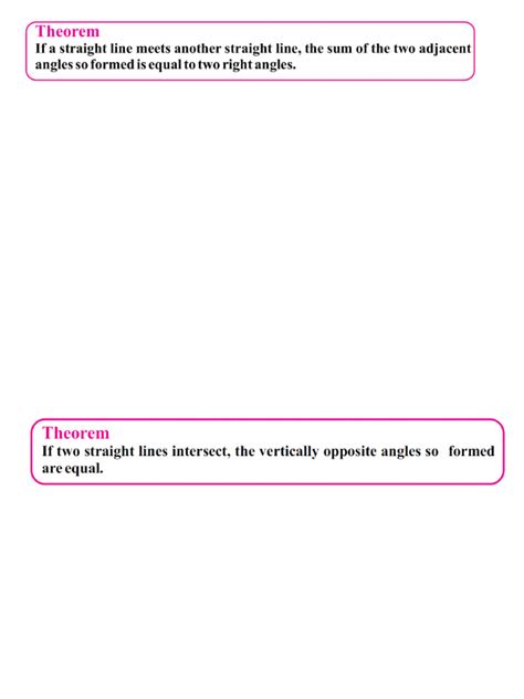 Geometry Theorems Pdf