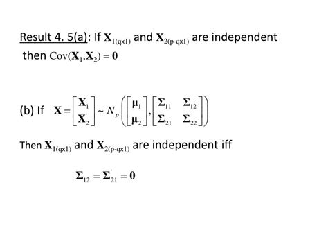Ppt The Multivariate Normal Distribution Part 2 Powerpoint Presentation Id 3079191