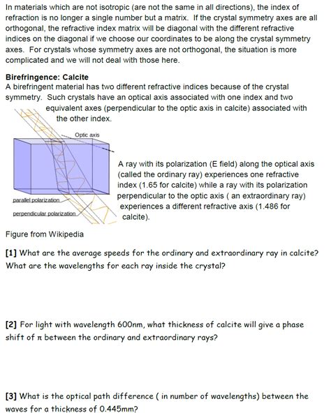 Solved Nonlinear Optics Chegg