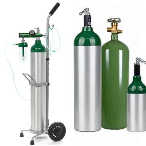 Small Portable Oxygen Tank Aluminium Oxygen Tank Cylinder With