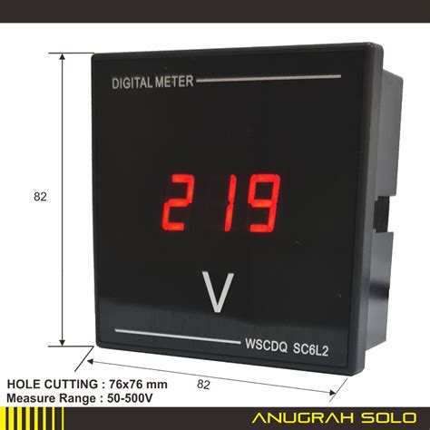 Jual Digital Ac Voltmeter Ampere Meter Volt Ampere Meter 6l2 500v 100a