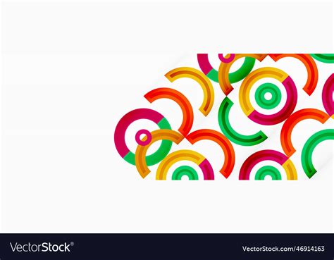 Circles Are Arranged In A Grid Pattern Abstract Vector Image