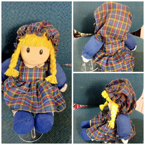 26cm Sitting Ragdoll Yellow Hair Stuffedtoys Hobbies And Toys Toys