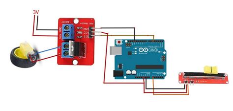 dc motor mosfet control speed using arduino visuino visual