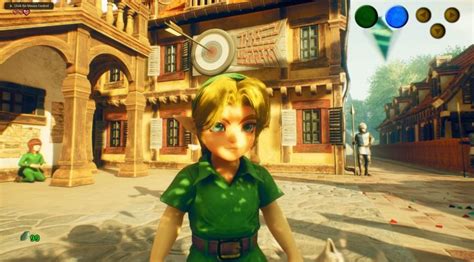 New Zelda Ocarina Of Time Fan Remake In Unreal Engine 51 Video