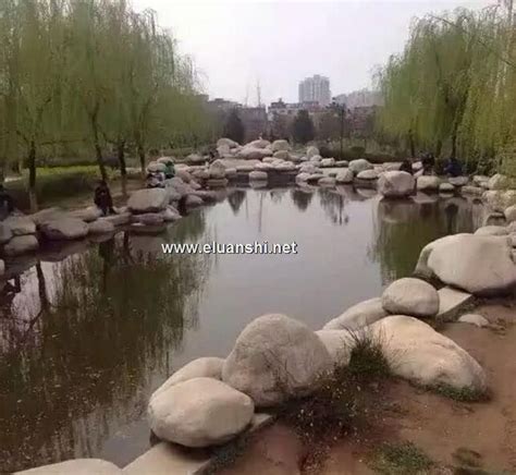 河滩石景观 应用案例 南京天然雨花石鹅卵石厂家