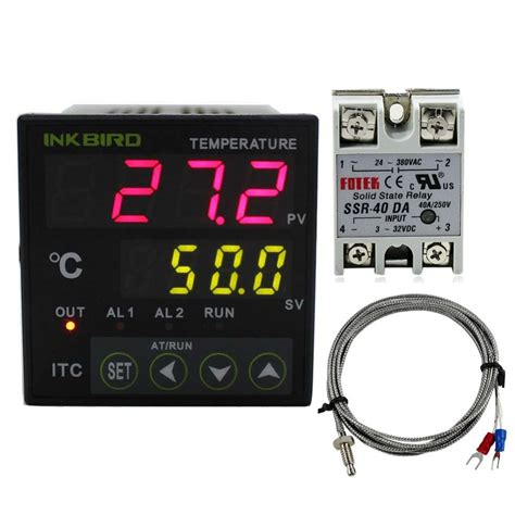 Inkbird PID Temperature Controller Omron Relay SSR Voltage Output ITC VH SSR China