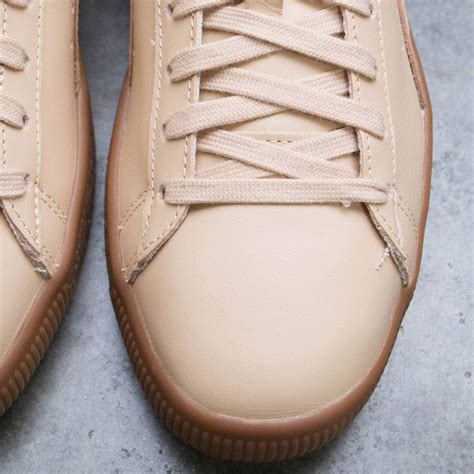 Puma X Naturel Men Clyde Veg Tan Brown Natural Vachetta