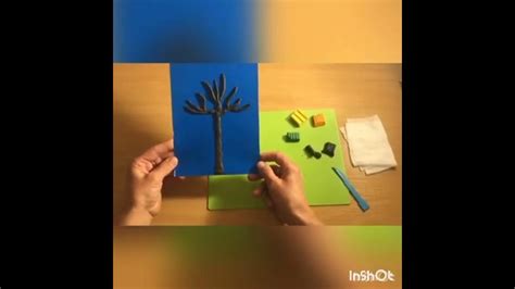 Ліплення Осіннє дерево Youtube