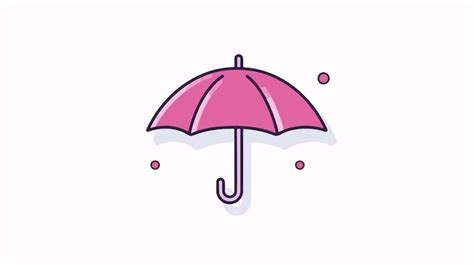 Linear Ui Investment Umbrella Icon For Financial Concepts Premium Ai Generated Vector