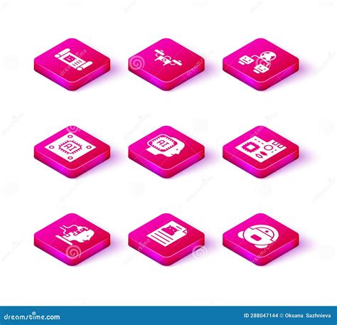 Set Robot For Maintenance Technical Specification Processor With
