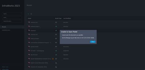 not unable open infraworks before can be open why autodesk community