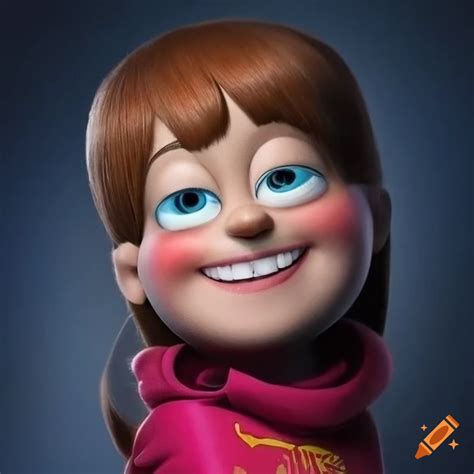 Portrait Of Mabel Pines In High Resolution Detail On Craiyon