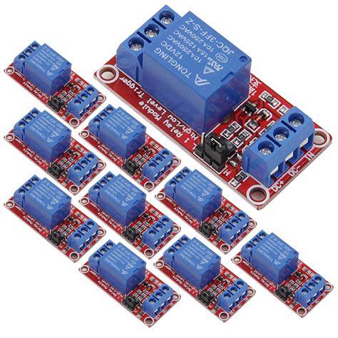 Getuscart Anmbest Relay Module With Optocoupler Highlow Level Trigger