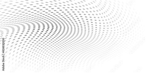Dot Pattern Background Distortion Dots Halftone Effect Abstract Black And White Background