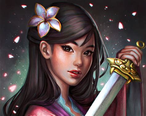 Mulan By Serafleur On Deviantart Disney Princess Art
