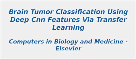 Phd And Master Research Topic In Brain Tumor Classification Using Deep