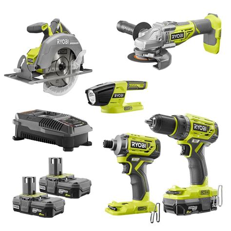 Have A Question About Ryobi 18 Volt One Cordless 5 Tool Combo Kit With