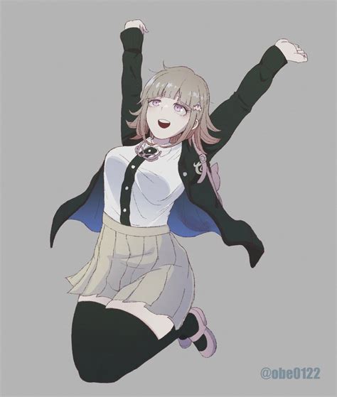Nanami Chiaki Danganronpa And 2 More Drawn By Obeobe0122 Danbooru