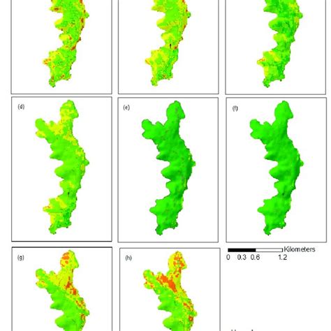 Parameter Maps Of Statistical Modeling 3 A Ndvi Map B Distance