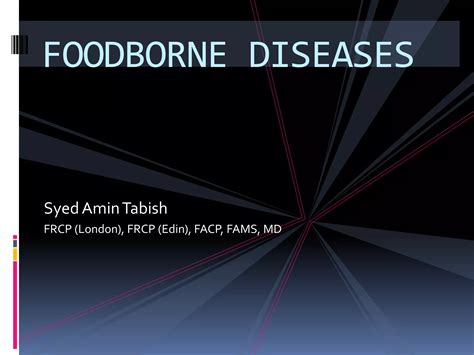 Foodborne Diseases Pptx