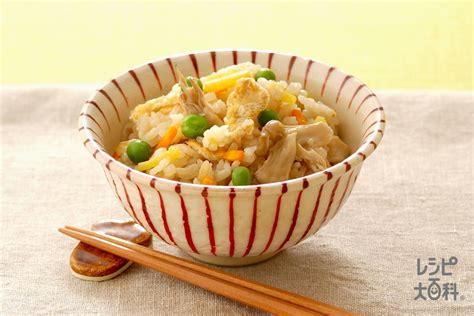 五目ご飯のレシピ作り方レシピ大百科レシピ料理味の素パーク さつまいもや米を使った料理